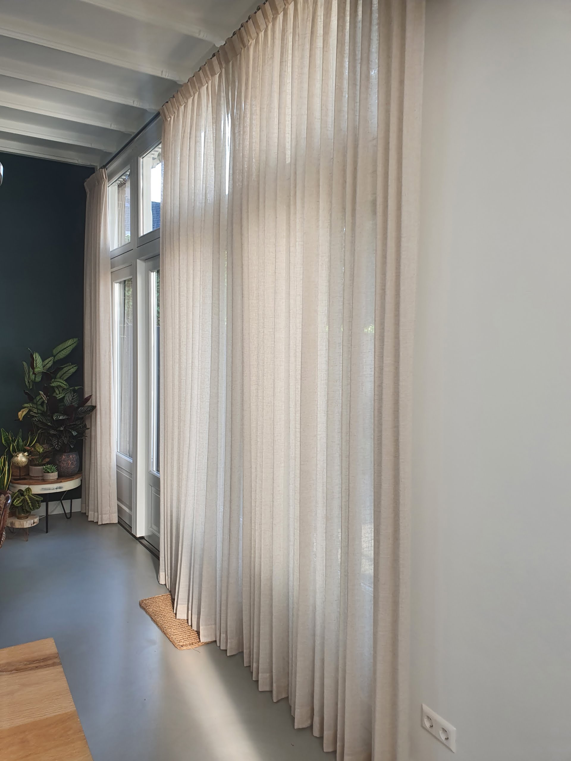 linnen vitrage gordijnen | BlindDesign